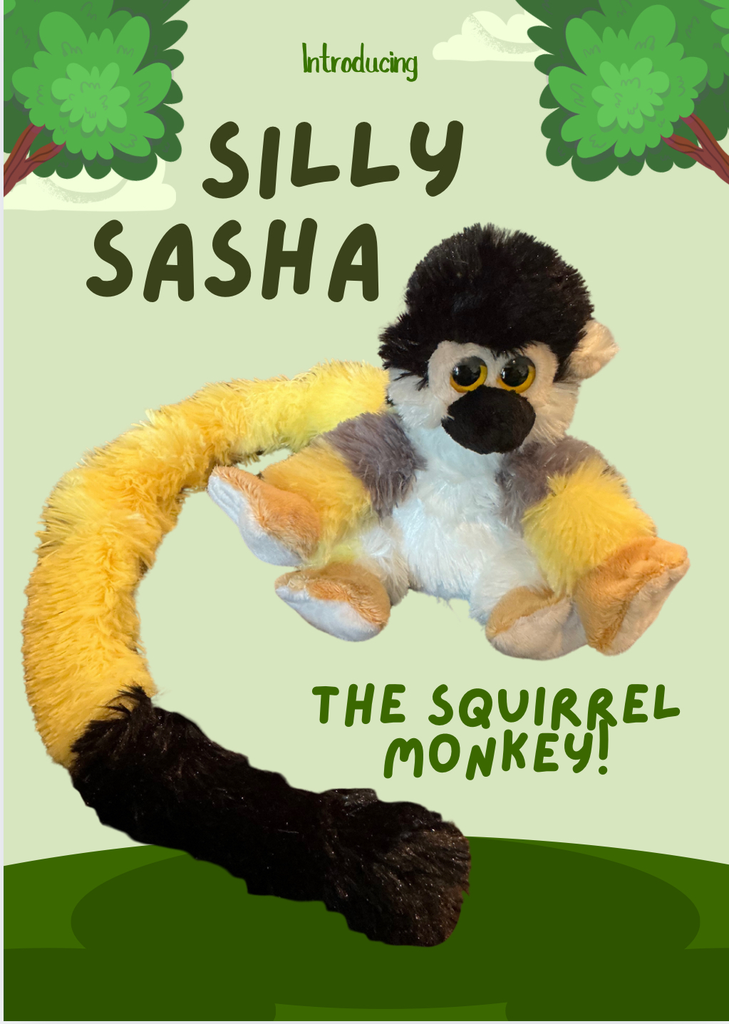 Silly Sasha the Squirrel Monkey | https://www.wowsupplies.com