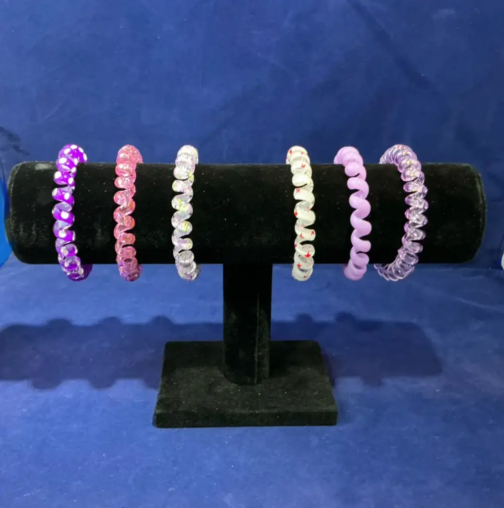 Premium Spiral Hair Ties | https://www.wowsupplies.com